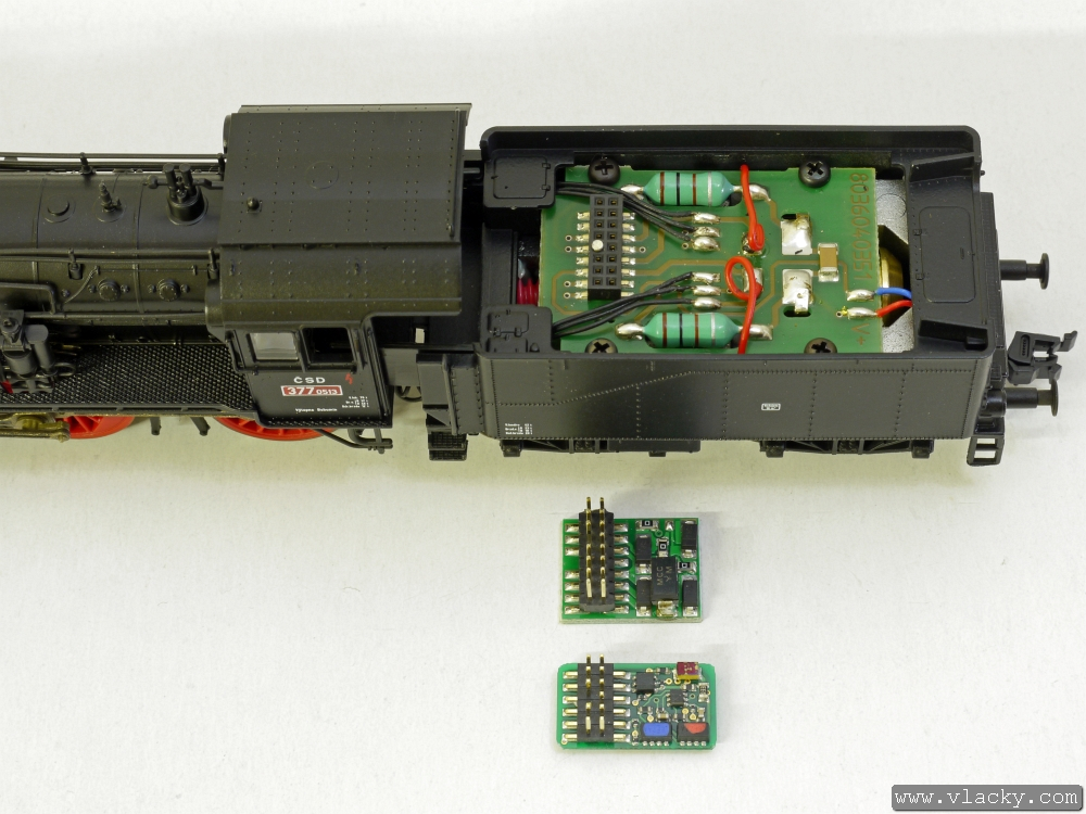 Návod na digitalizaci parní lokomotivy Roco BR38